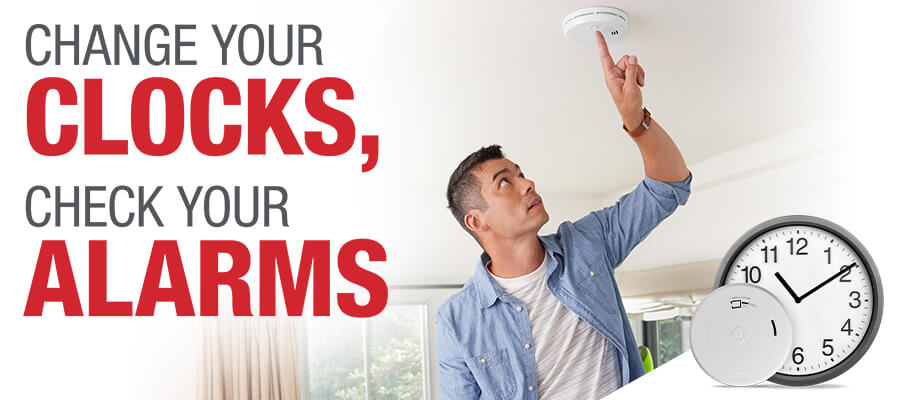 Check Smoke and CO Alarms During Daylight Saving Time